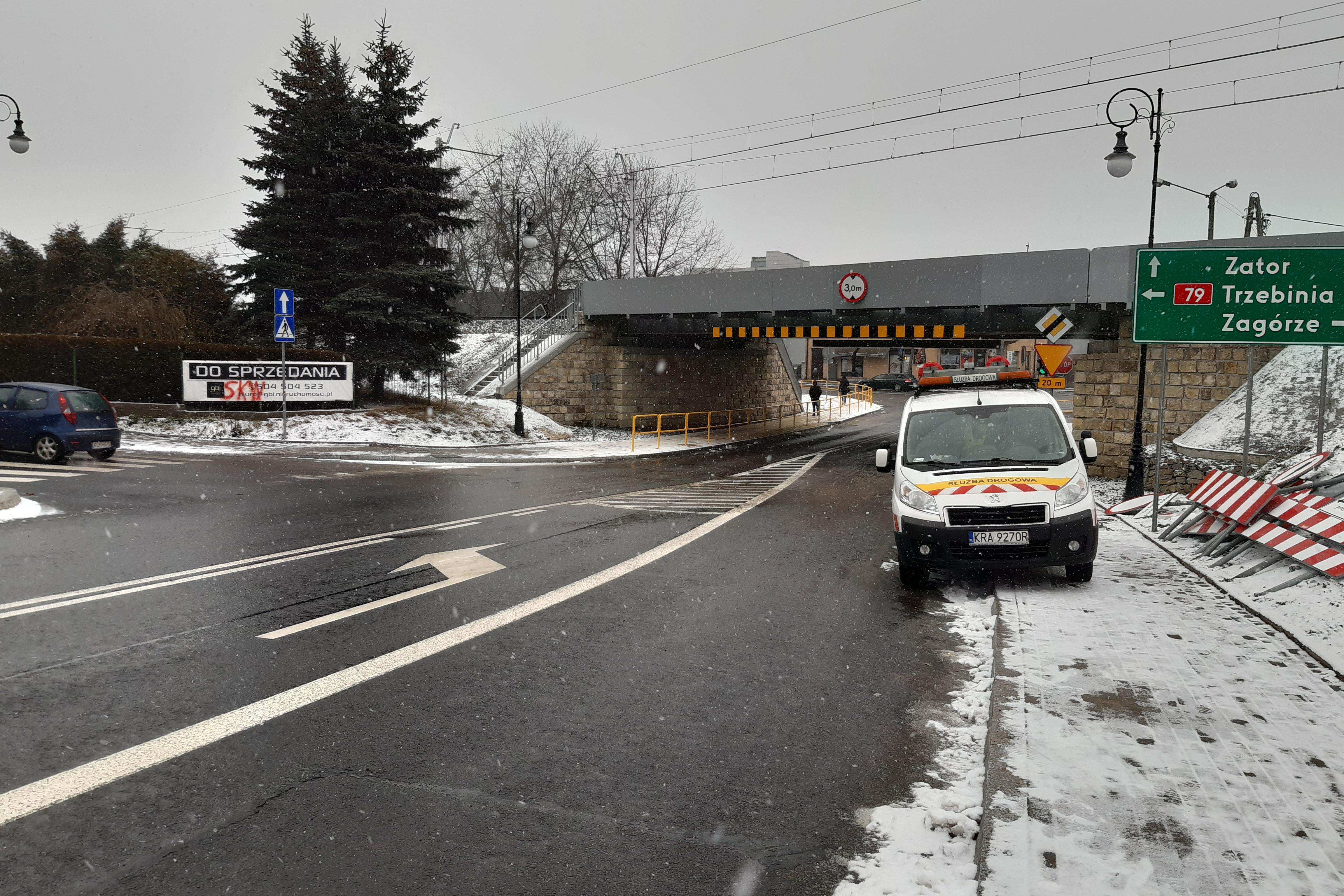 Małopolska Zach.: otwarty został przejazd drogą krajową 79 pod wyremontowanym wiaduktem w Chrzanowie