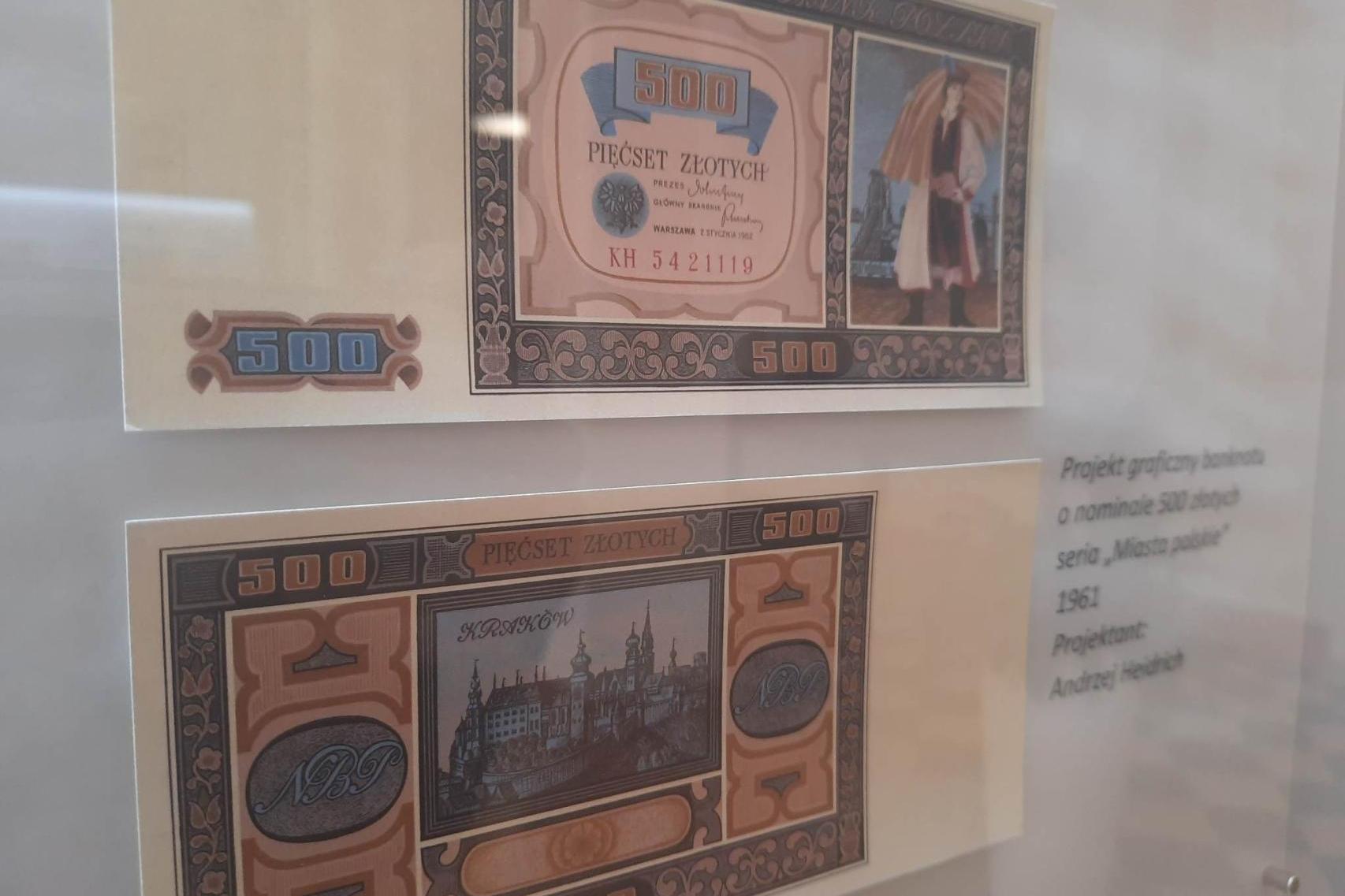 Tajne banknoty E-71 na wystawie w NBP