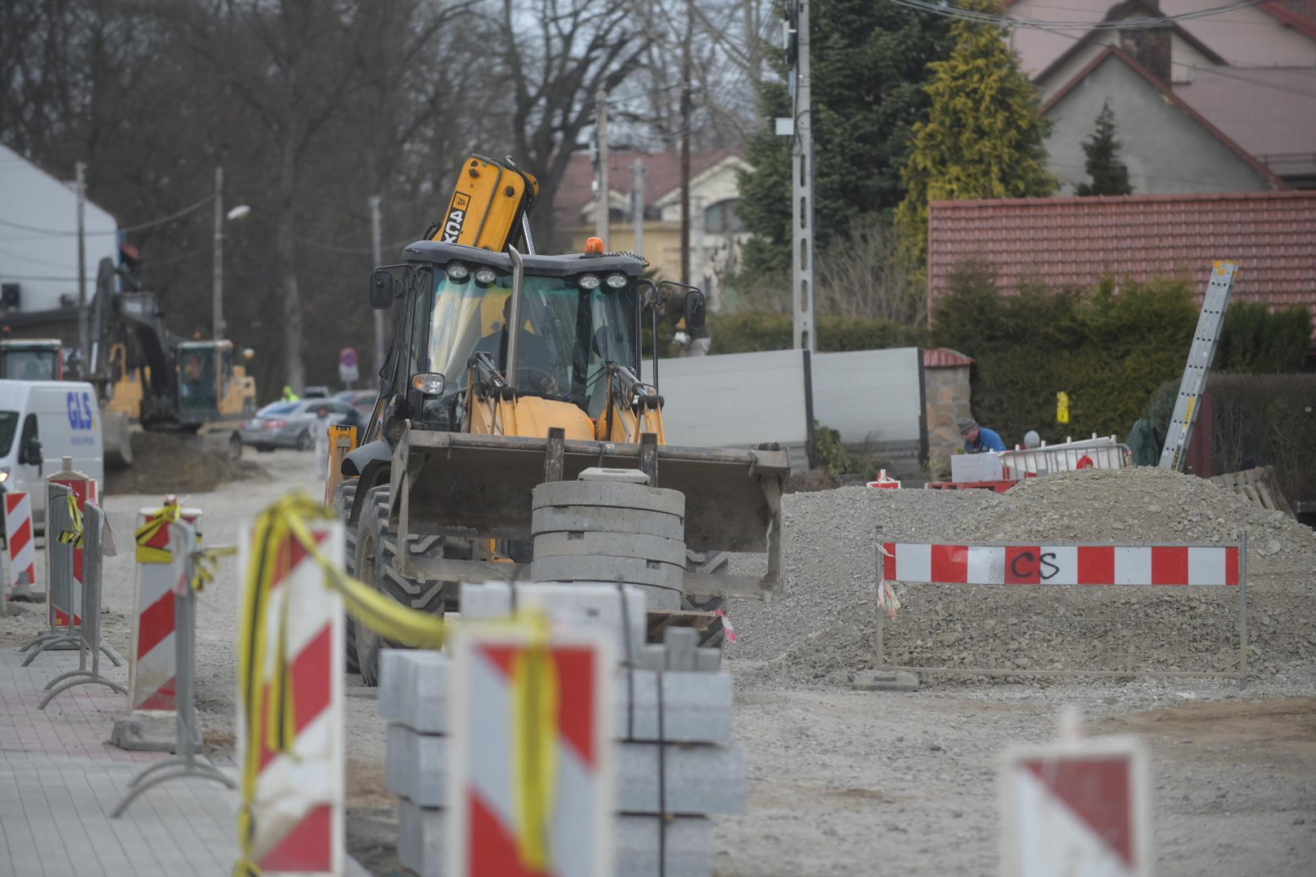 Kraków: Remont ul. Królowej Jadwigi na finiszu
