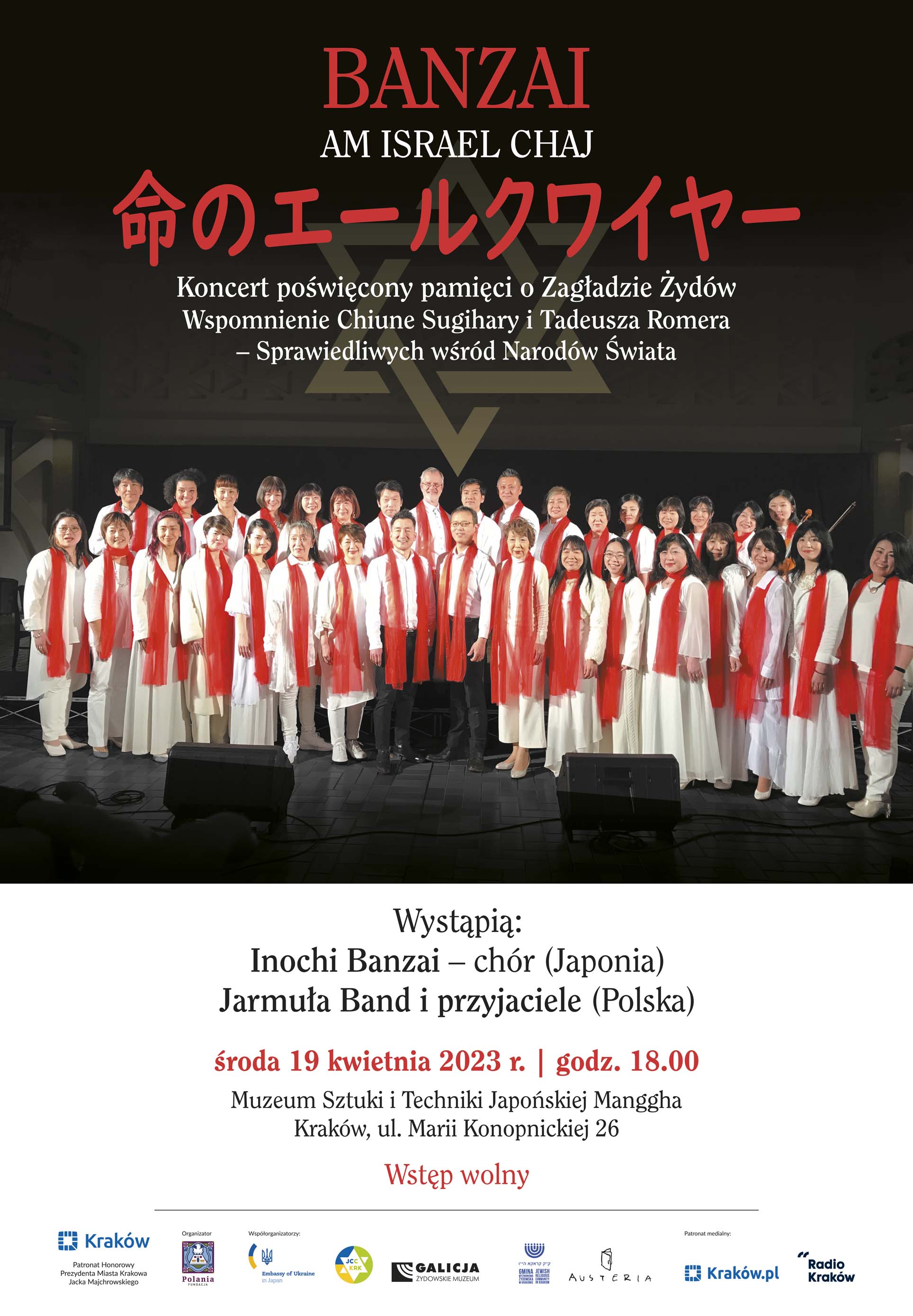 Koncert „BANZAI–AM ISRAEL CHAJ”