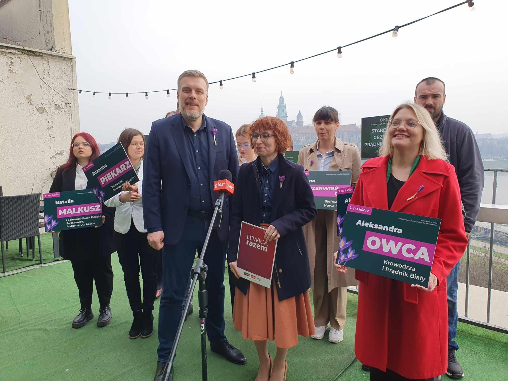 Partia Razem oficjalnie przedstawiła kandydatów do rady miasta Krakowa